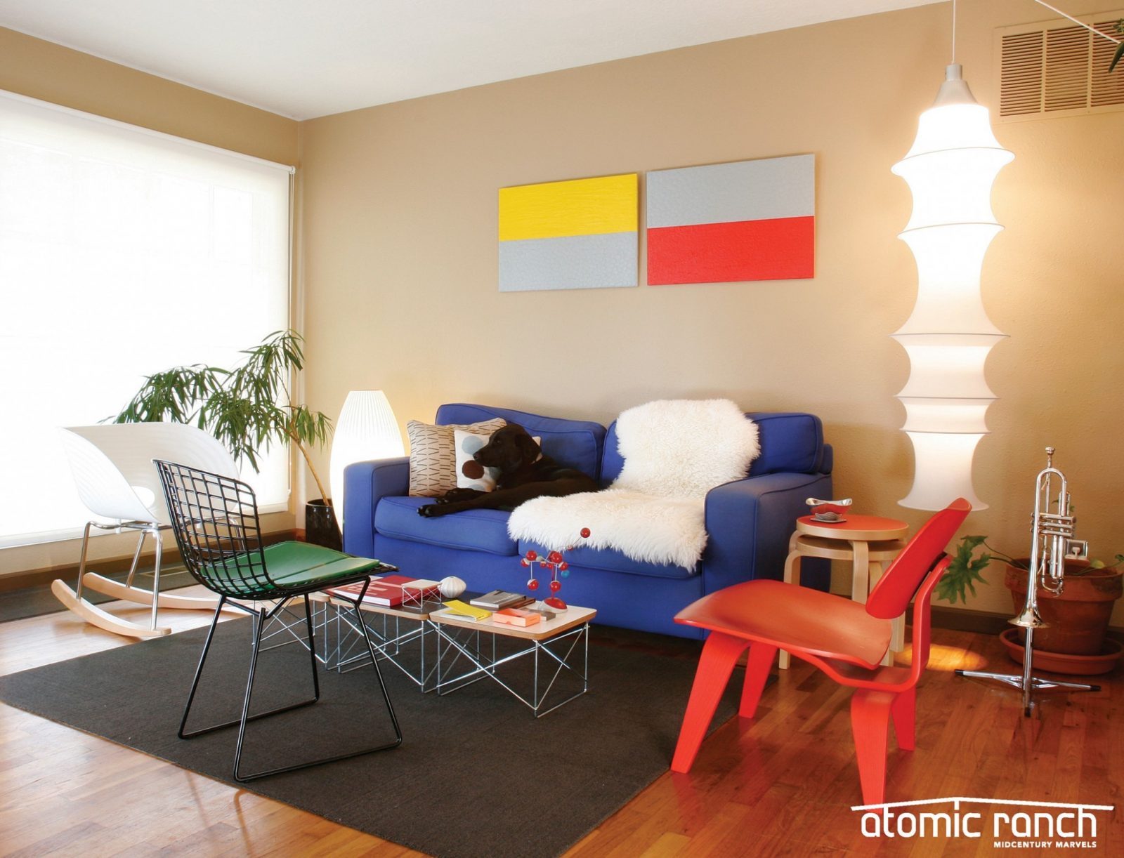 Create a Fun, Laid-Back MCM Living Space