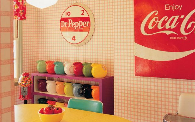 Turn Your Dining Room into a Colorful Retro Diner