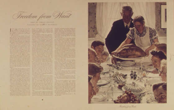 Norman Rockwell: "Four Freedoms" to Be Thankful For