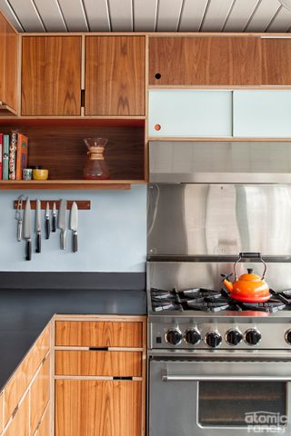 This Custom Midcentury Kitchen Design Was Made to Entertain