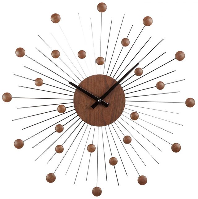 Mid Century Modern Wall Clock - Atomic Ranch