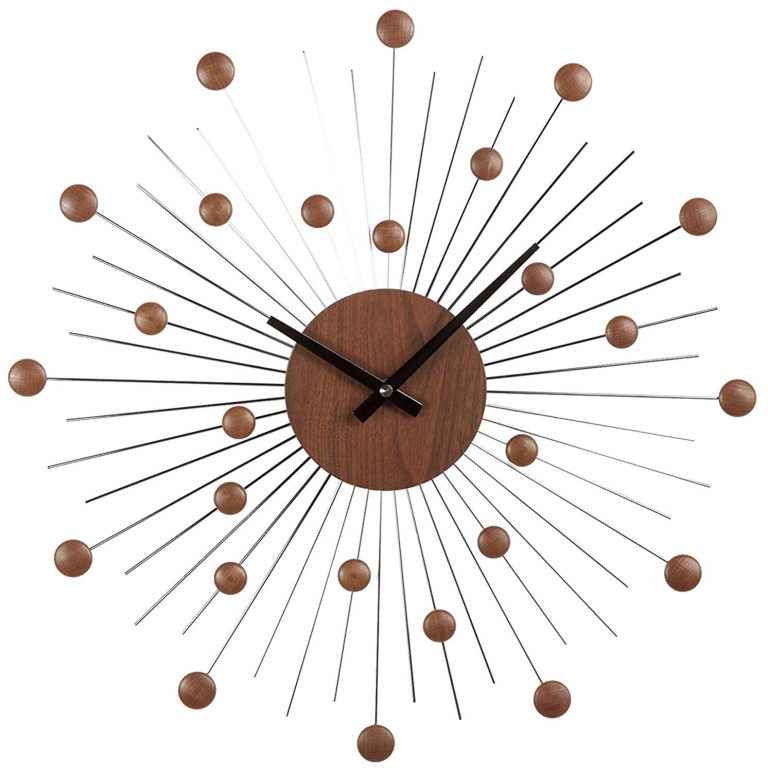 Mid Century Modern Wall Clock - Atomic Ranch