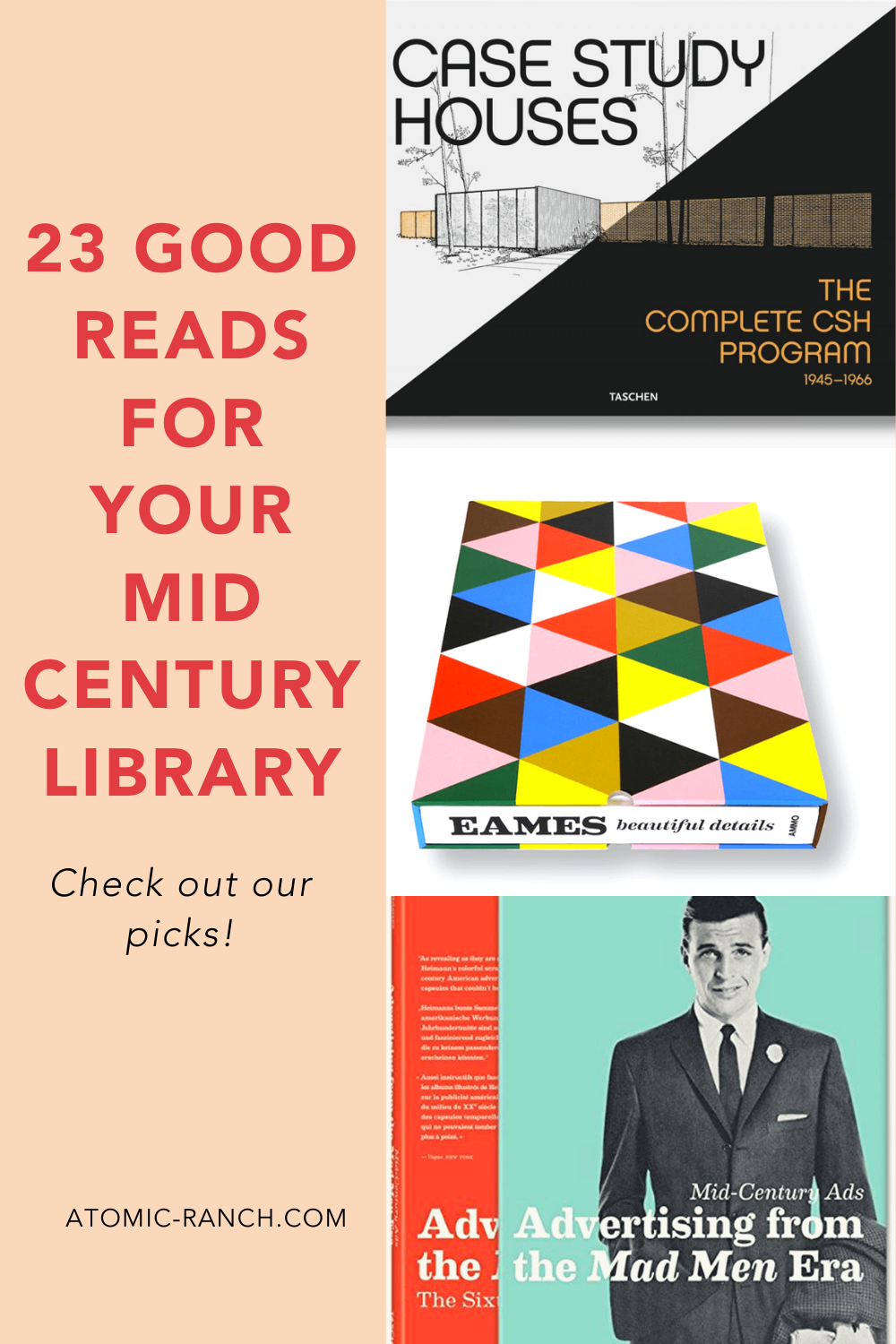 23 Good Reads for your Mid Century Modern Book Collection