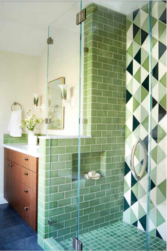 Mid Century Modern Bathroom Tile - Atomic Ranch