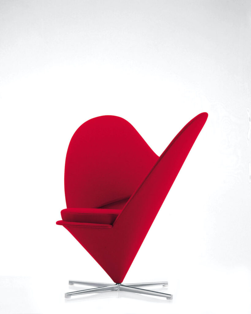 Verner Panton's Heart Cone Chair - Atomic Ranch