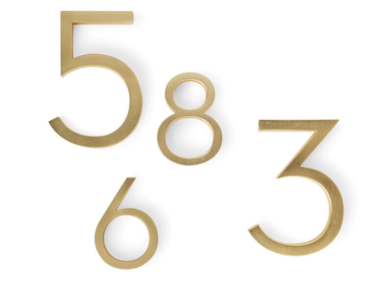 8 MCM Address Numbers and Plaques for Curb Appeal - Atomic Ranch