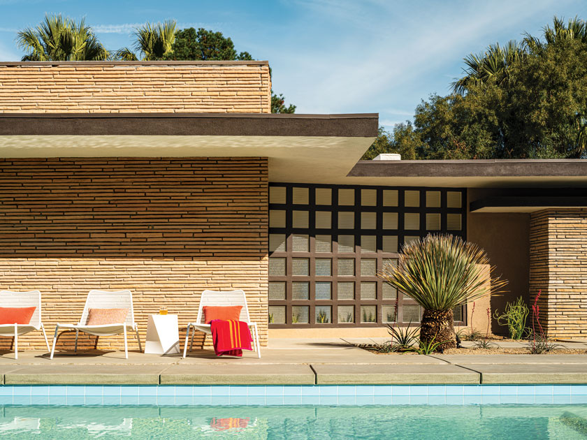 Vibrant Vibes in this Palm Springs Wexler Home's Kitchen - Home