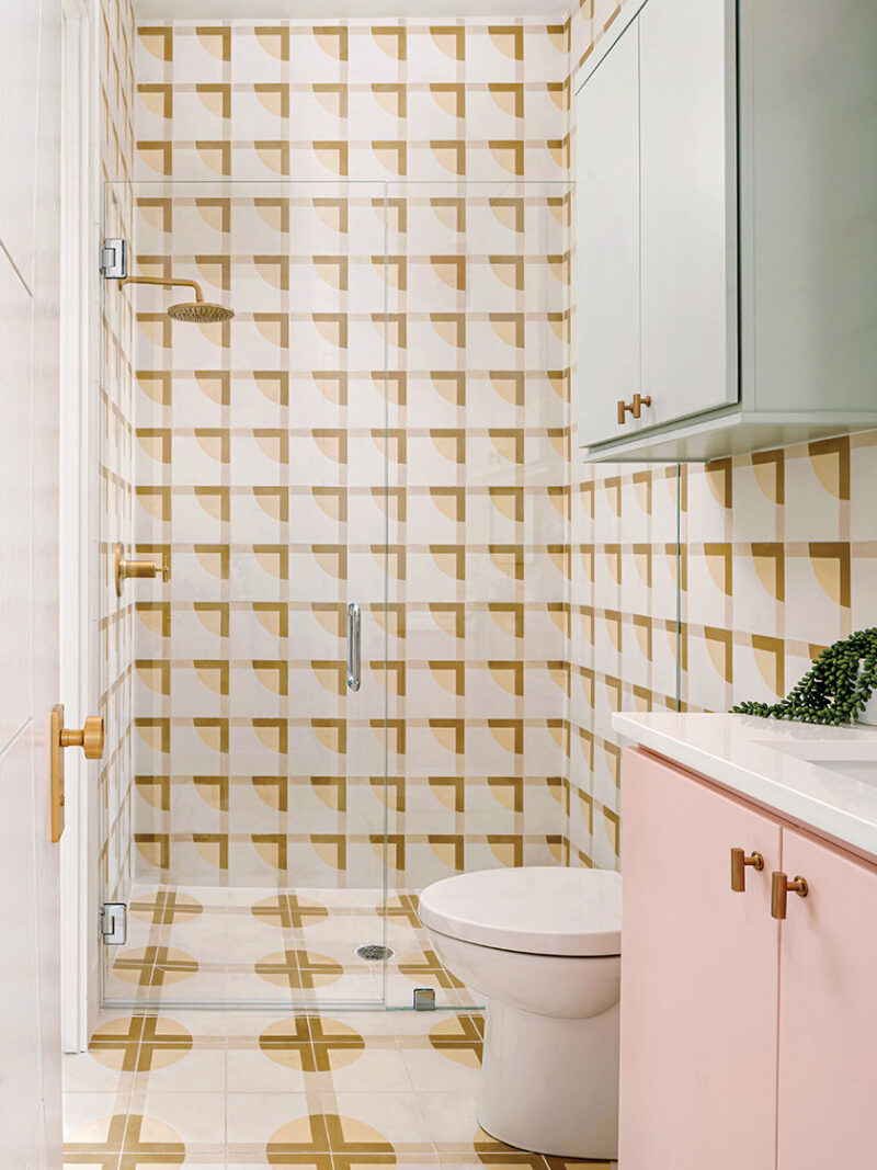 Mid Century Modern Bathroom Tile - Atomic Ranch