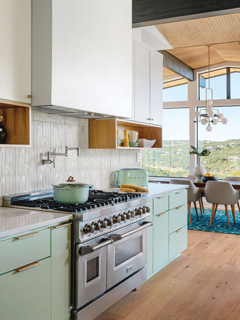 Retracing Mid Century: Project House Austin's Kitchen and Dining Room ...