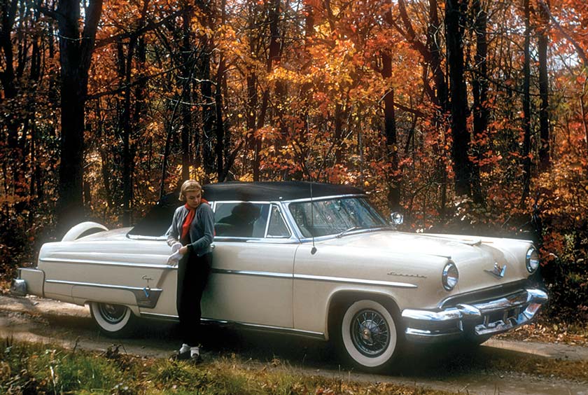A Lady and Her Lincoln - Period Photos - Post WWII - Antique Automobile ...