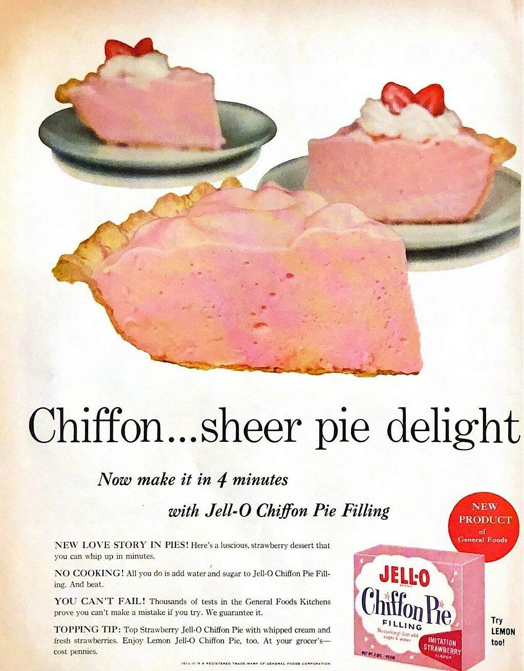 Vintage Pie Ads Magazine