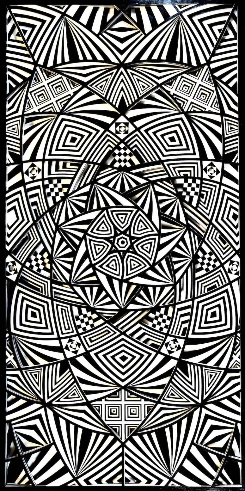 Geometric Art Q&A With Erich Meager - Atomic Ranch