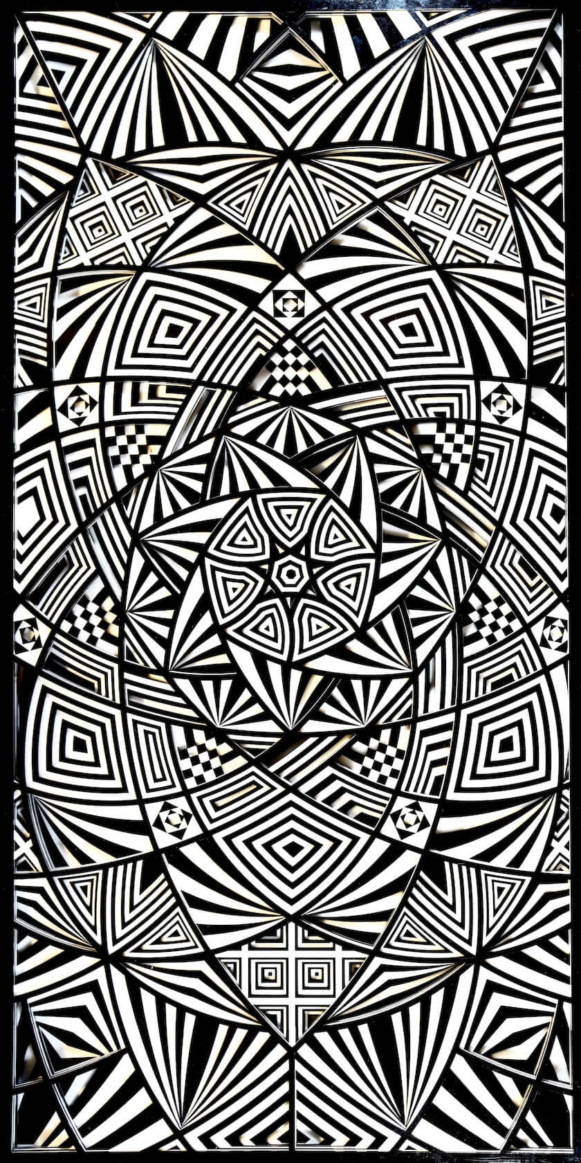 Geometric Art Q&A With Erich Meager - Atomic Ranch