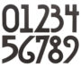 Mid Mod House Numbers: Nifty Numerals - Home