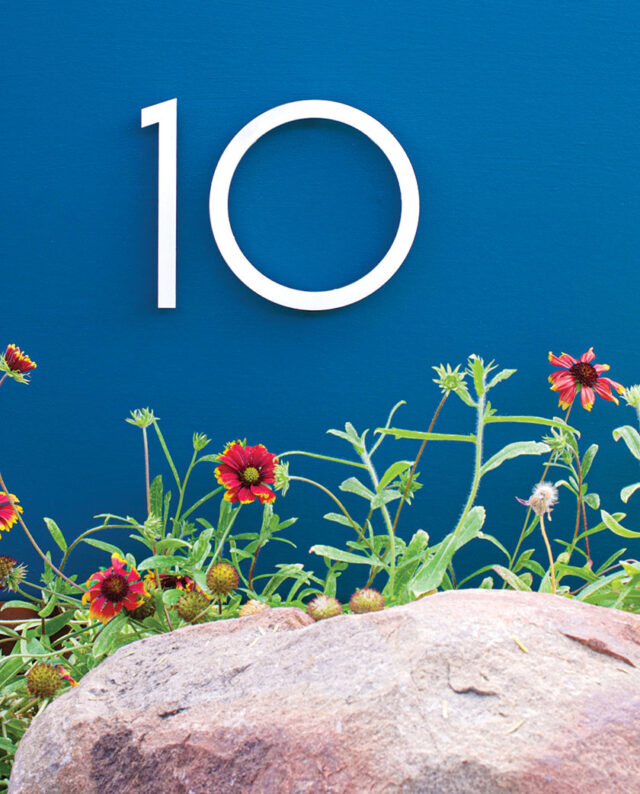 Mid Mod House Numbers: Nifty Numerals - Home