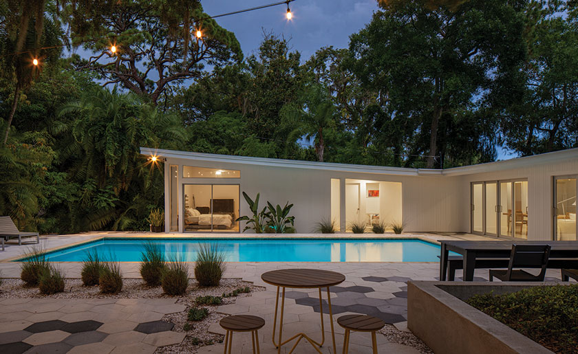 Florida Mid Century Modern Ranch In The 1950s And Early 1960s, Florida