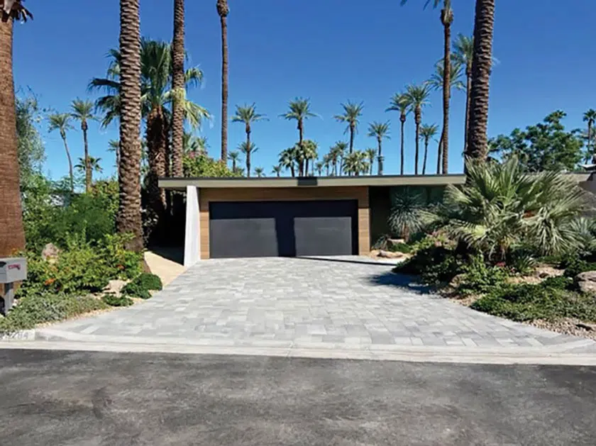 Mid Century Modern Driveway Designs In This Narragansett Beauty,