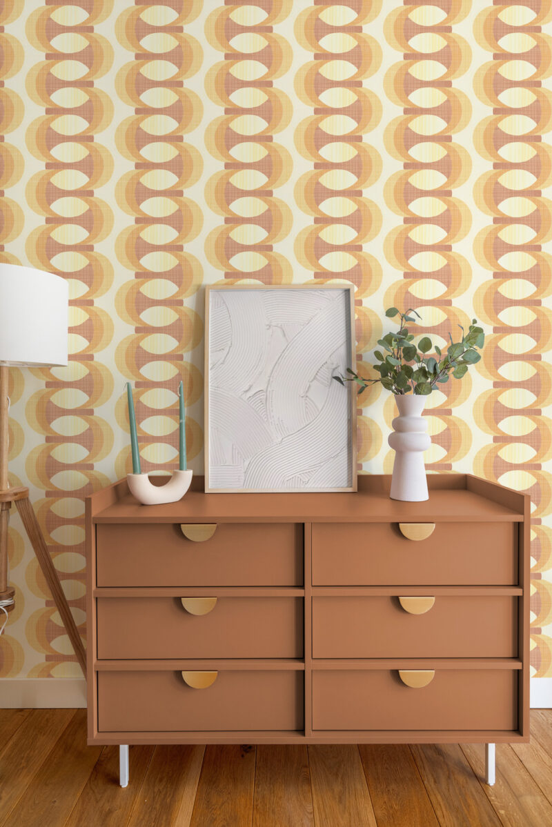 Hollywood-Authentic Mid-Century Modern Wallpaper: Astek Home Brings ...